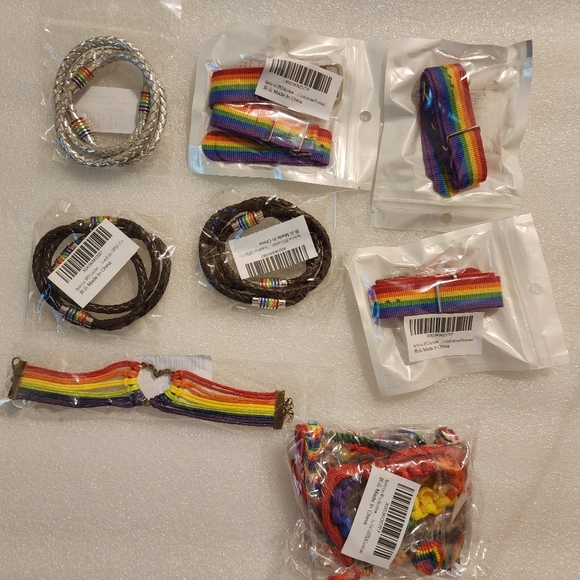 Accessories | Lgbt Rainbow Bracelet For Women Men Gay Pride Accessories ...